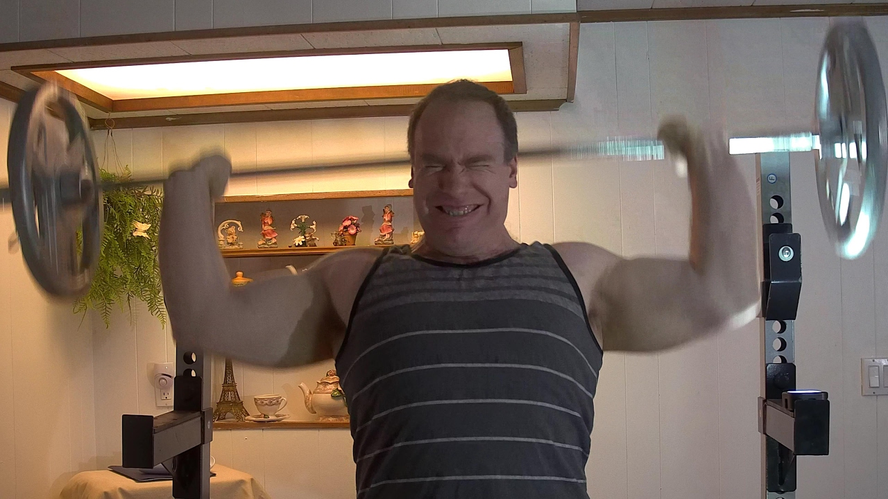 Behind The Neck Press 135x21 Weighted Dips 135x5 - YouTube