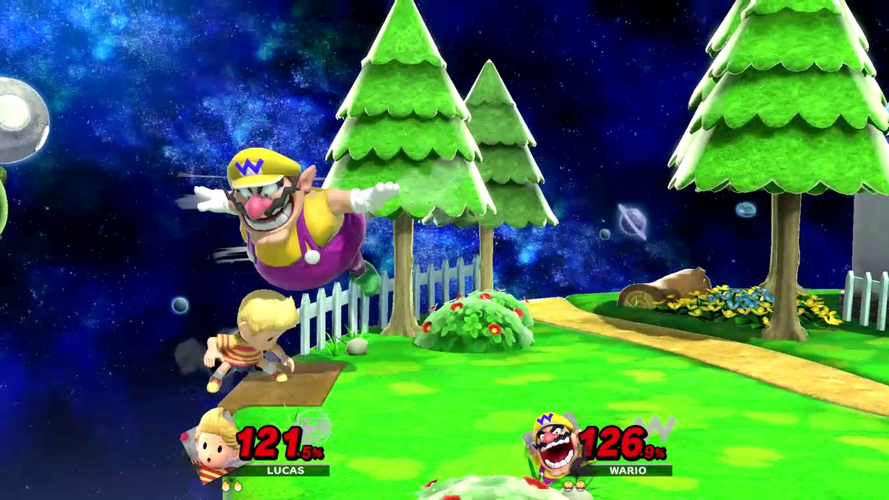 Round 1 Match 4: Lucas vs Wario - YouTube