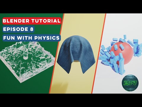 BLENDER TUTORIAL SERIES | EPISODE 8 | PHYSICS PROPERTIES - YouTube