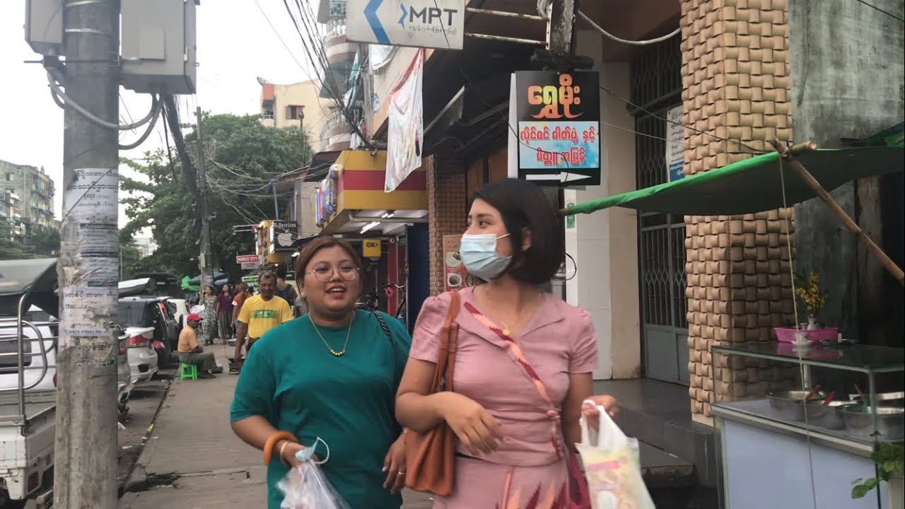 🇲🇲 Myanmar Neighborhood People’s Life in Yangon - YouTube