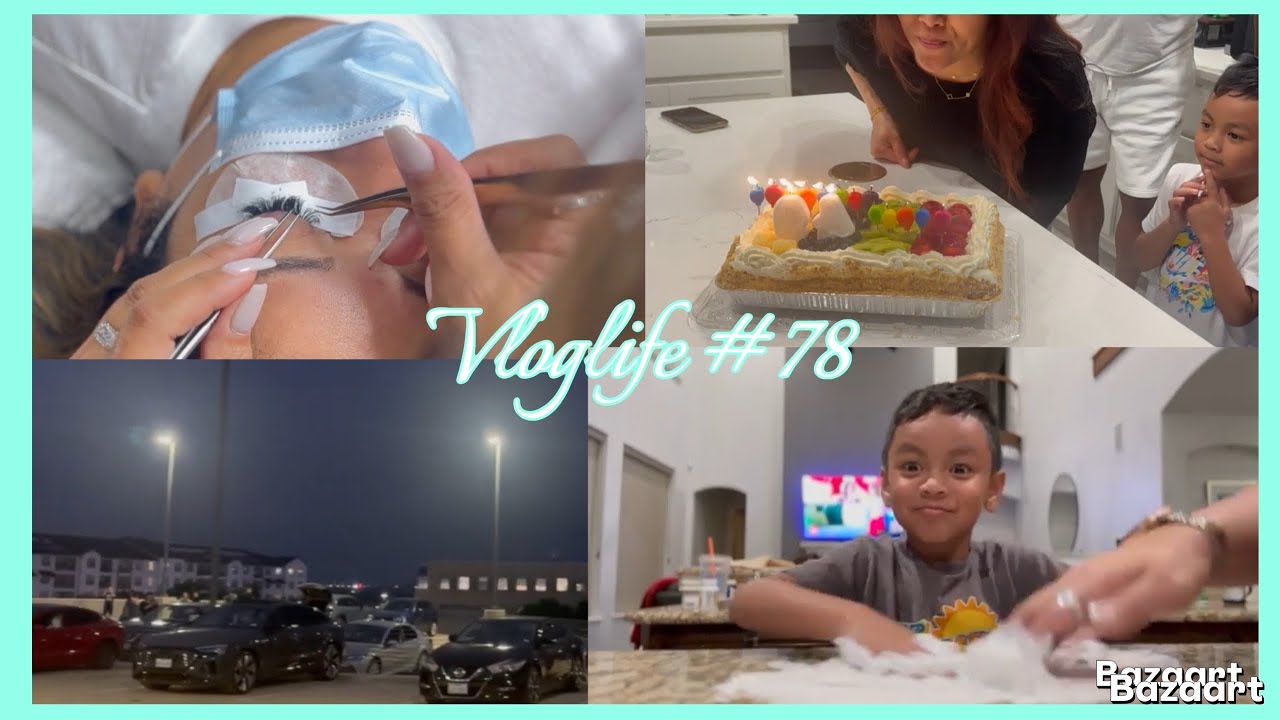 Vloglife #78 | 2024 Vlogs | Total Solar Eclipse | Sissy’s B-Day | Lashing| Making Slim(1st Time ...