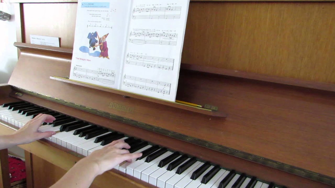 The Magic Man - Alfred's Basic Piano book Complete level 1 - YouTube