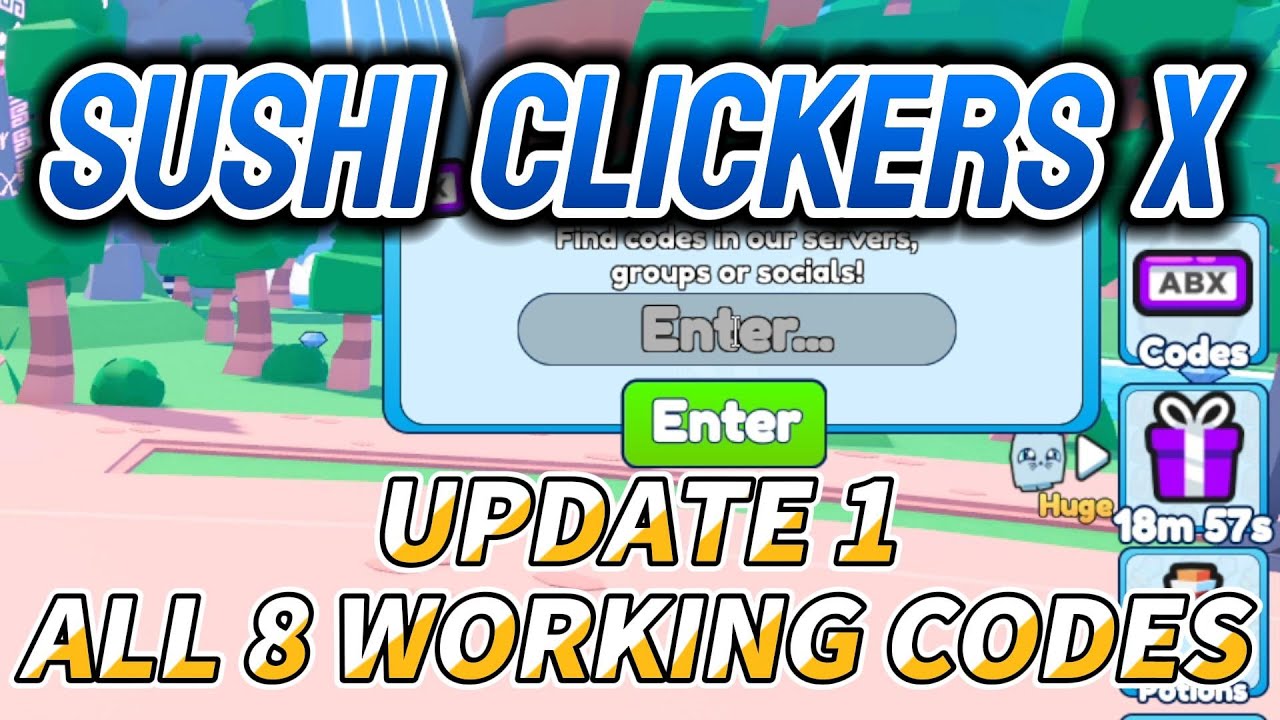 [UPDATE 1] Sushi Clickers X 3 All 8 Working Codes for August 2024 - YouTube