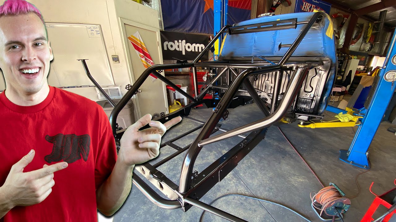 1200 Horsepower RB30 Tacoma EP. 14- Painting the Rear Chassis - YouTube