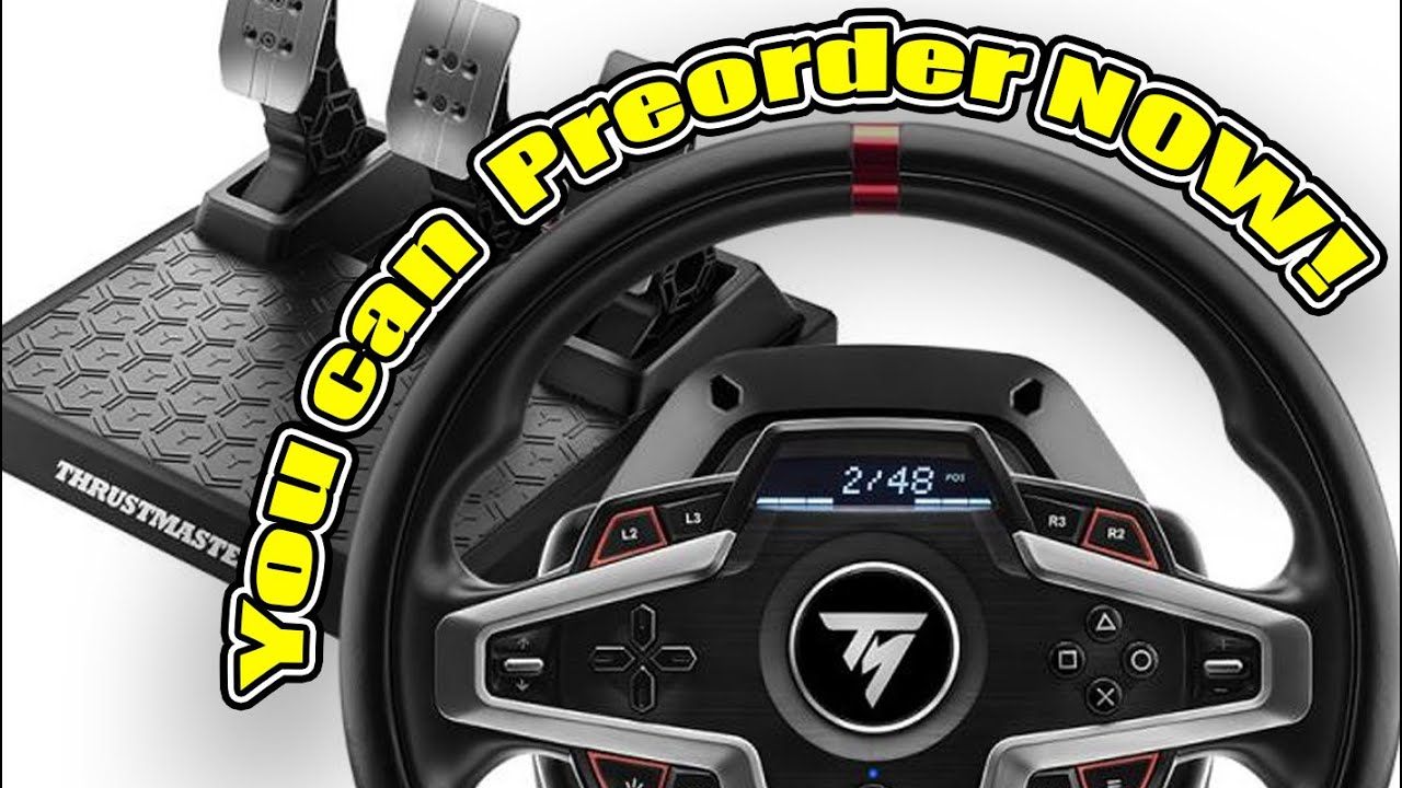 Thrustmaster T248 Available On Preorder Launching Next Month! - YouTube