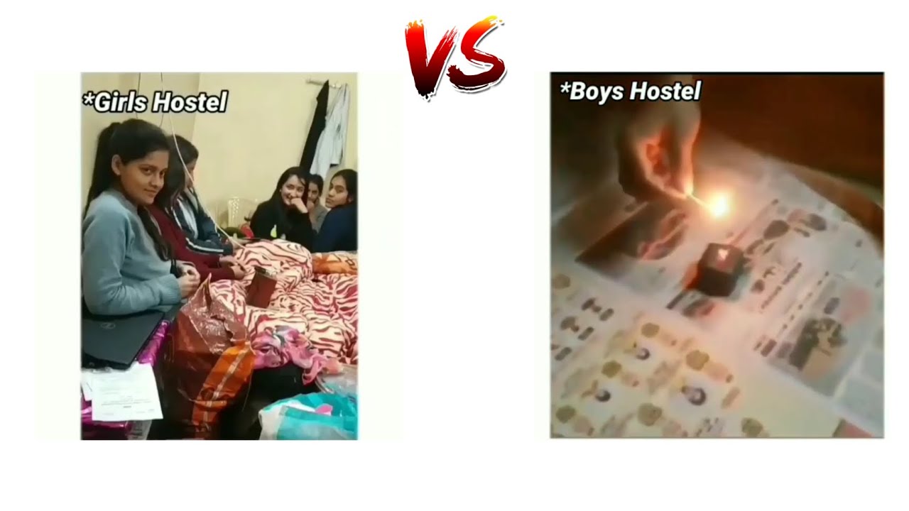 Girl's Hostel Vs boy's hostel #funny #indianmemes #comedy #memes # ...