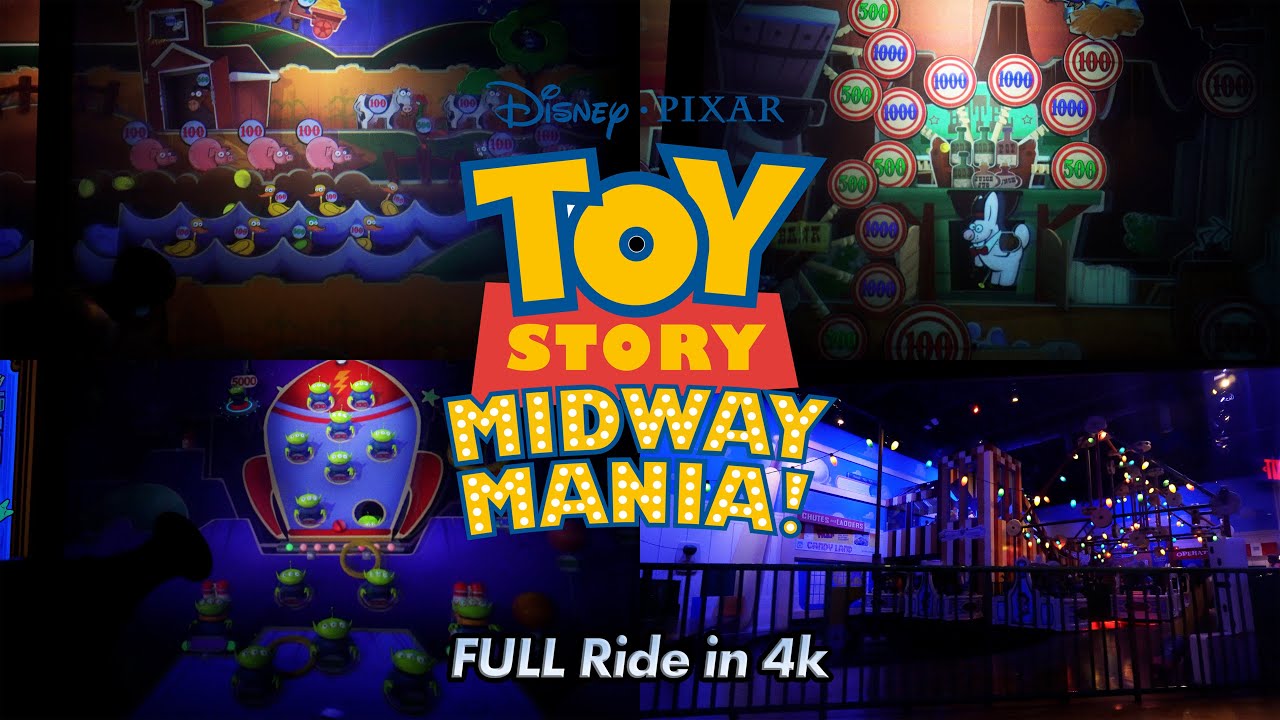 Toy Story Mania! Ride Experience in 4k | Walt Disney World 2024 - YouTube