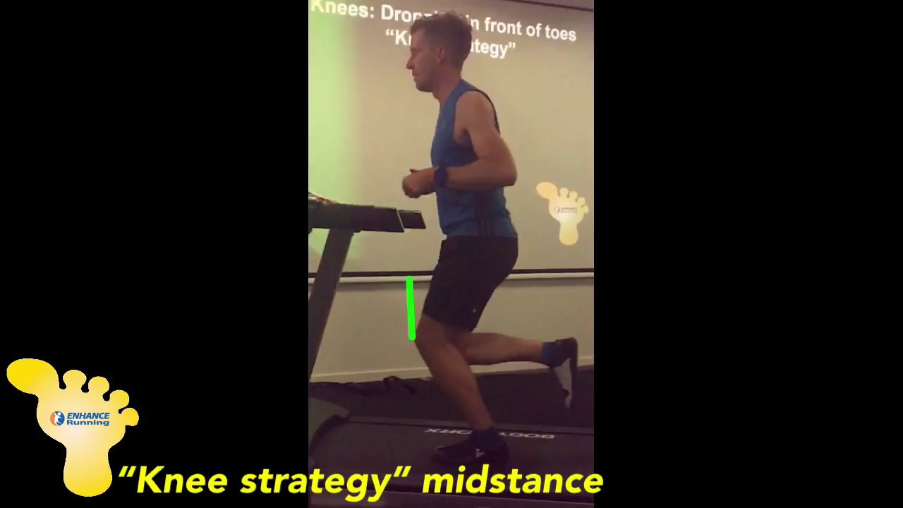 Enhance Running: Knee forward of toe “knee strategy” during midstance ...