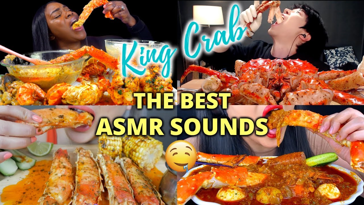 King Crab Overload | ASMR Mukbang Compilation | ASMR Eating No Talking ...