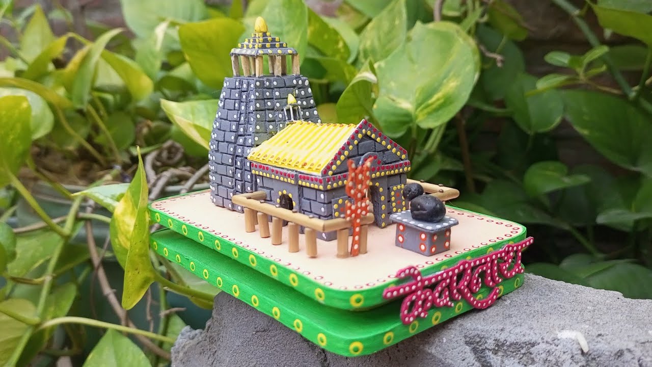 DIY Kedarnath Temple || Model || Tutorial 😊☺️ - YouTube