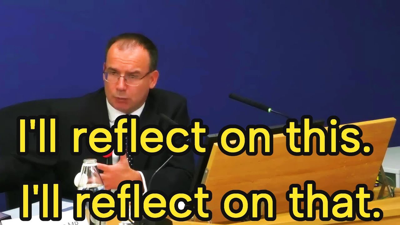 I'll reflect on this. I'll reflect on that. Gareth Thomas MP at the ...