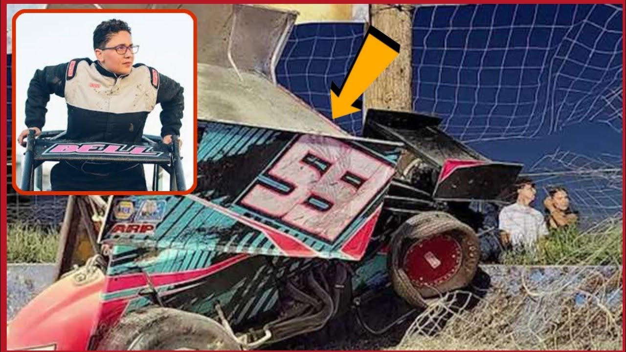 FIERY CRASH! Sacramento Sprint Car Driver Angelique Bell Injured at ...