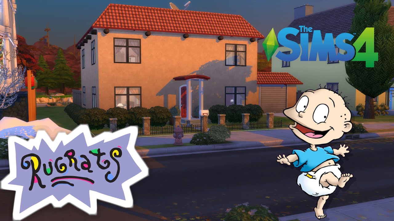 Tommy Pickles House | The Rugrats | Sims 4 | Stop-motion build - YouTube