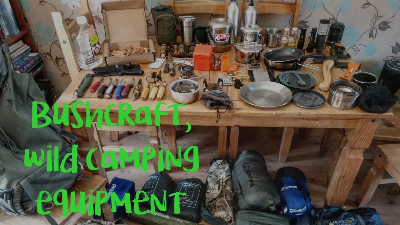 Bushcraft and camping equipment I use and recommend, gear load out ...