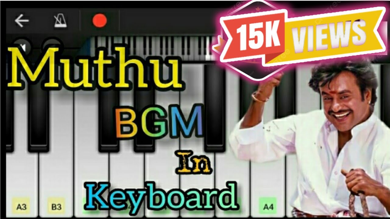 Muthu Title BGM in keyboard #muthu #thalaivarrajinikanth - YouTube