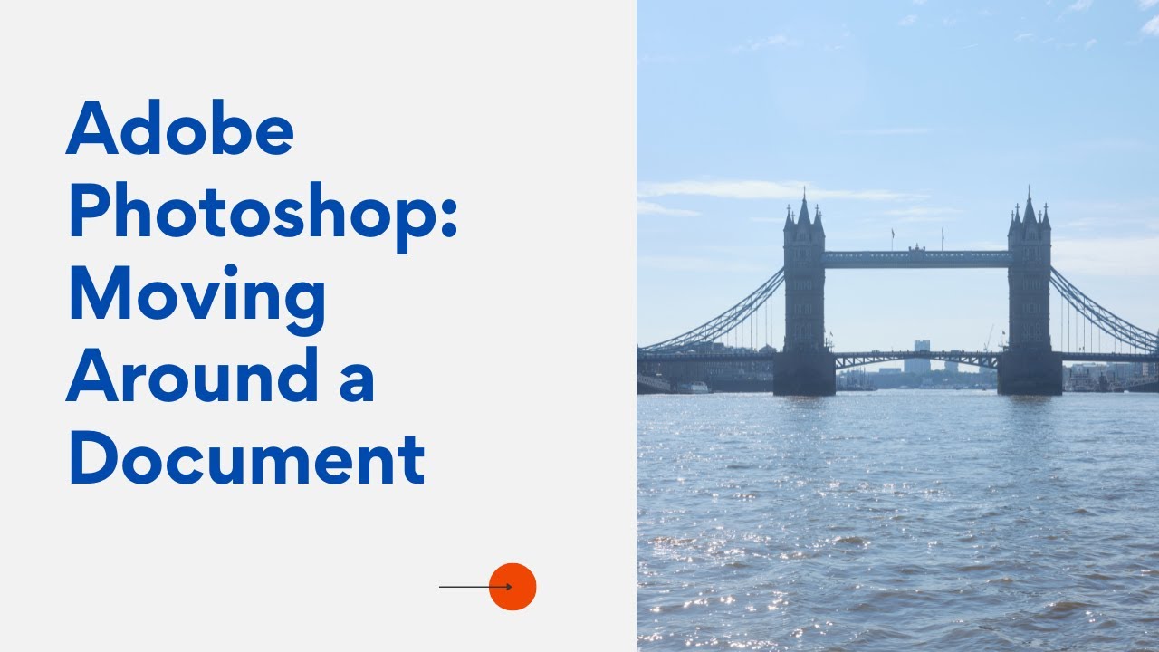 Adobe Photoshop: Moving Around A Document - YouTube