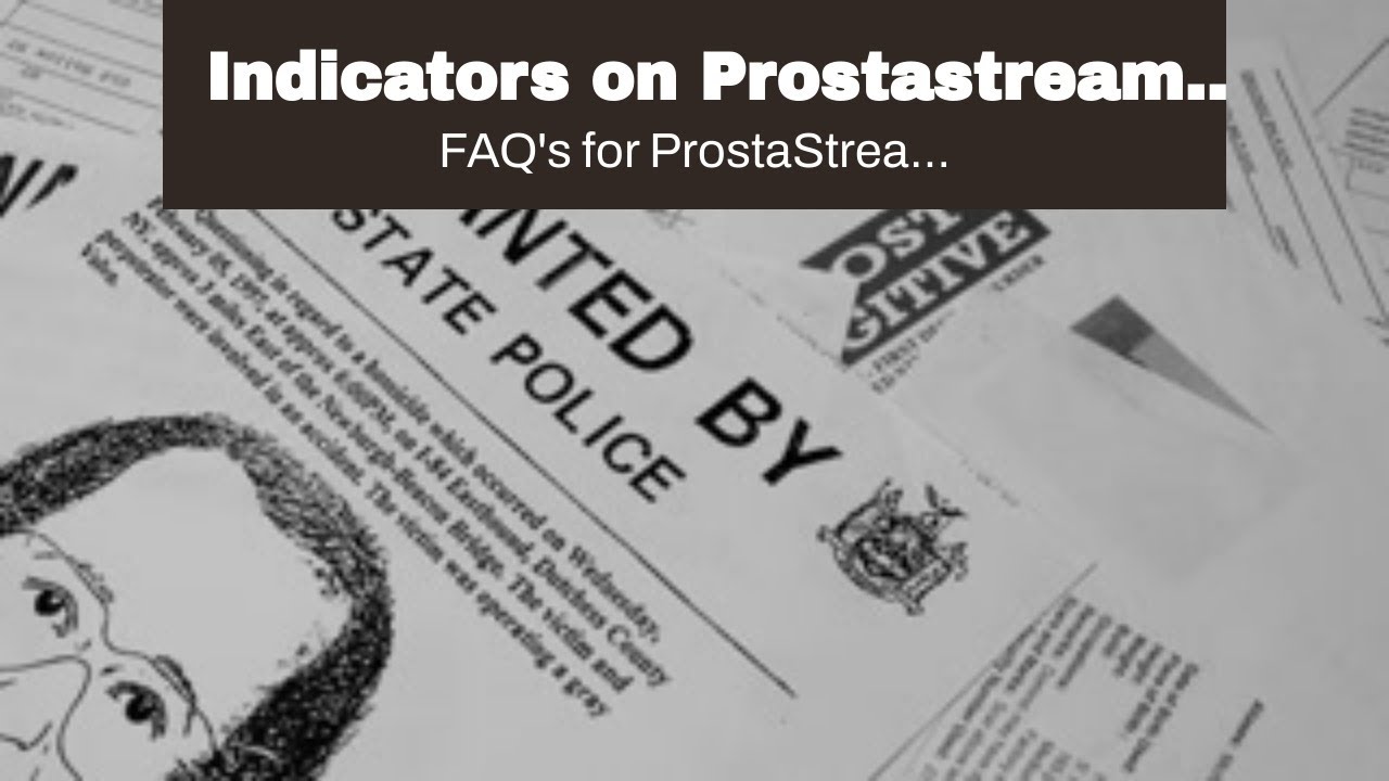 Indicators on Prostastream Capsules Ingredients Label, Benefits ...