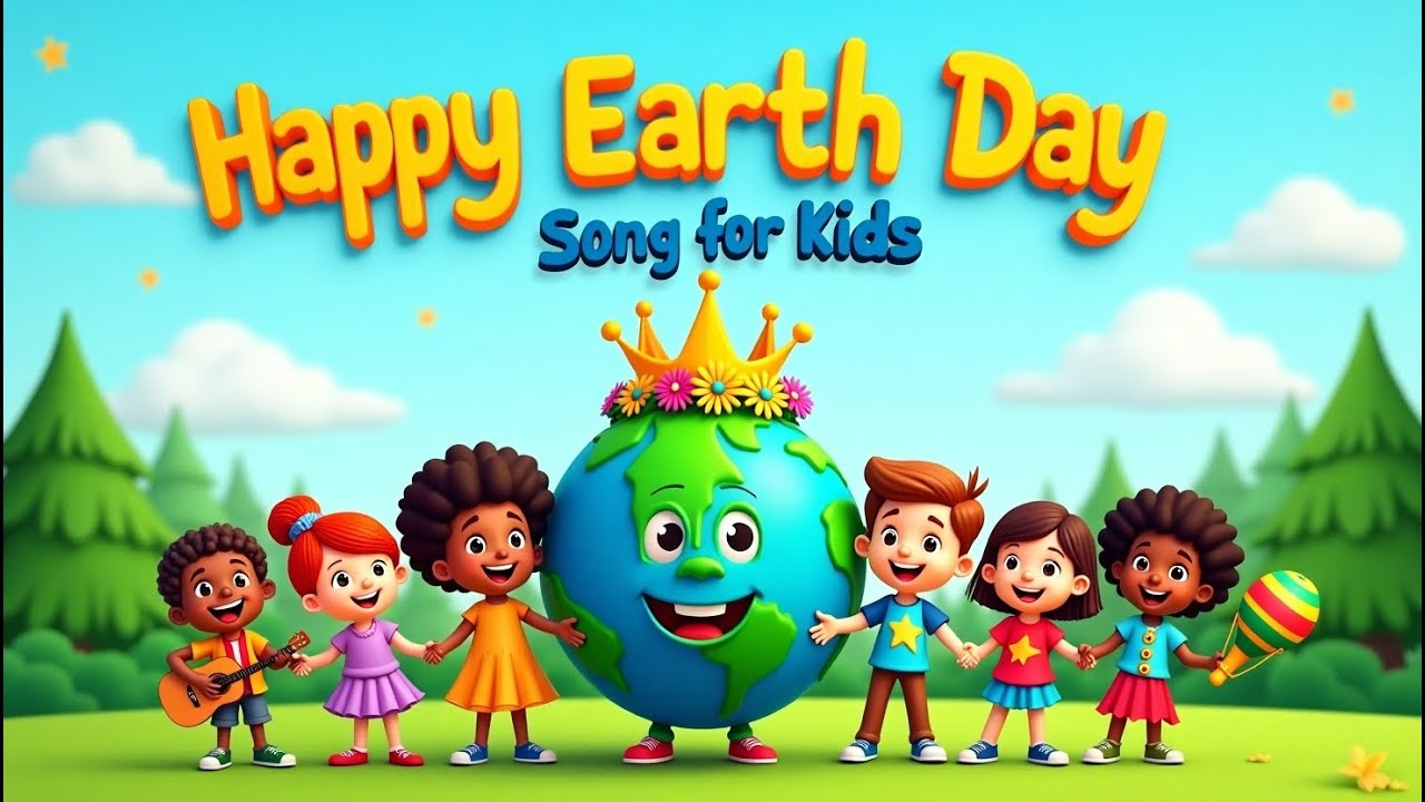 "Happy Earth Day Song for Kids | Happy Earth, Happy Us": - YouTube