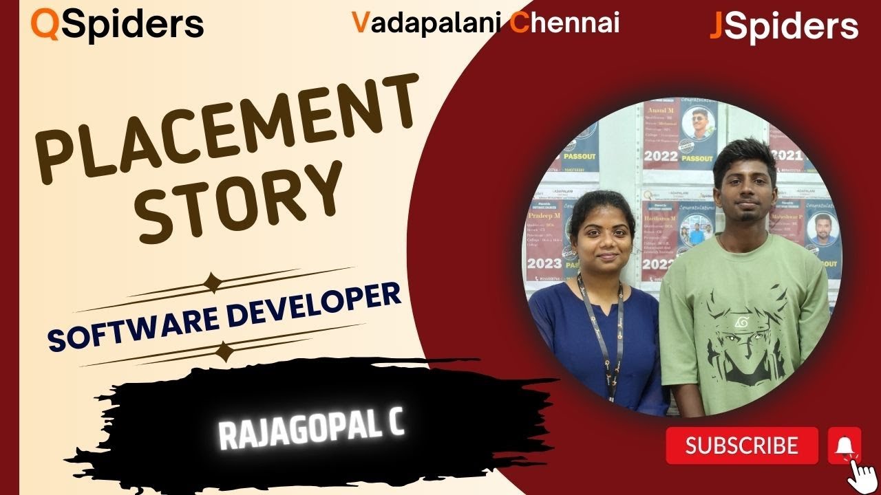 Success story of Mr.Rajagopal C as a software Engineer. - YouTube