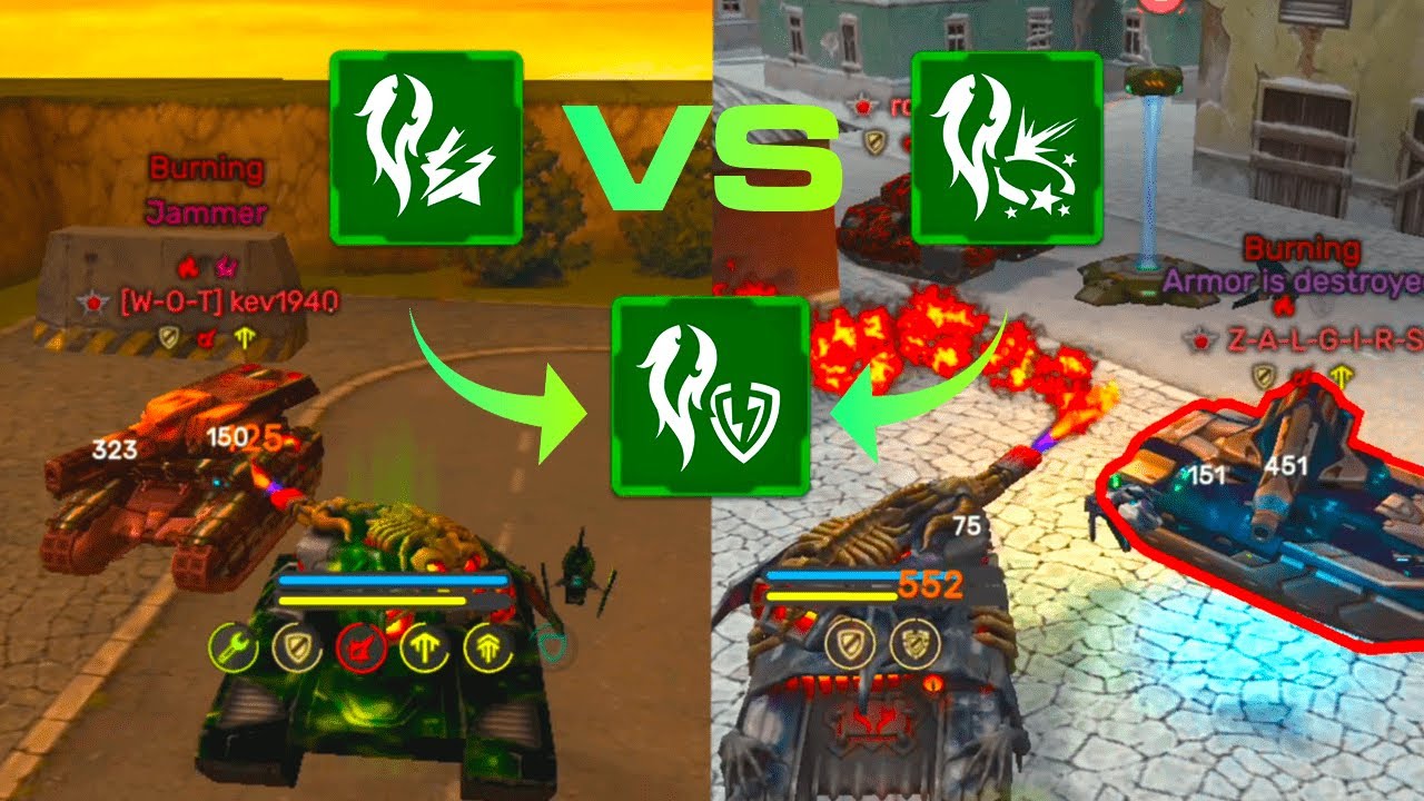 FIREBIRD «TOXIC MIX» AUGMENT VS FIREBIRD «TWO MIX» - Tanki Online - YouTube