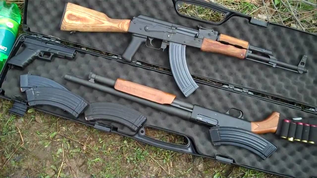 SHTF Arsenal! Testing Mossberg 500, S&W SW40VE and WASR-10/63 - YouTube