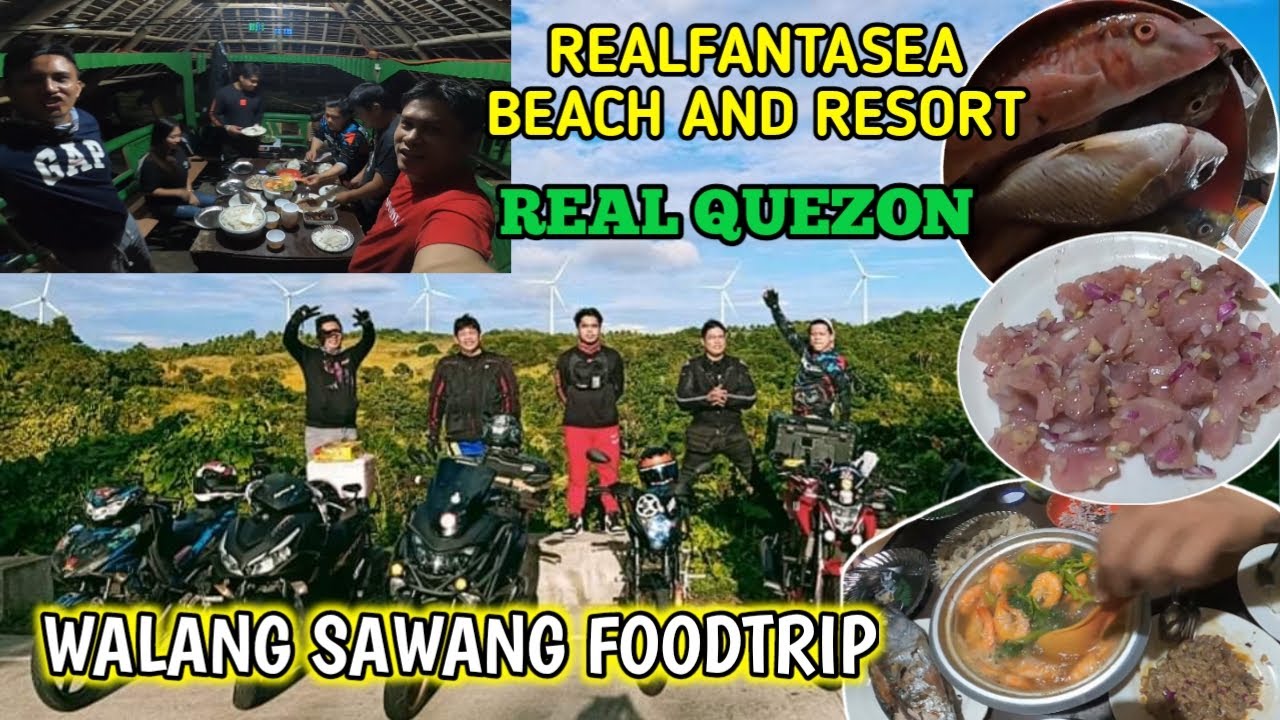 walang sawang foodtrip sa REAL QUEZON realfantasea beach and resort ...