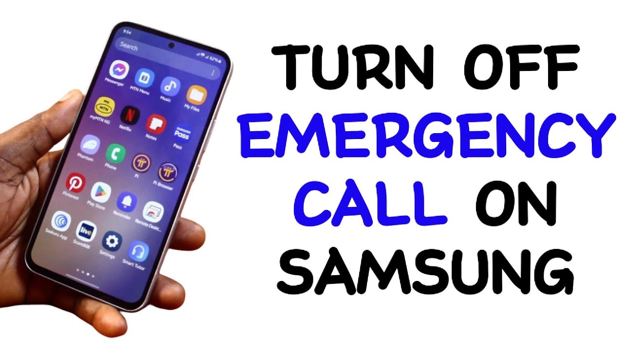 How to Turn Off Emergency Call on Samsung - YouTube