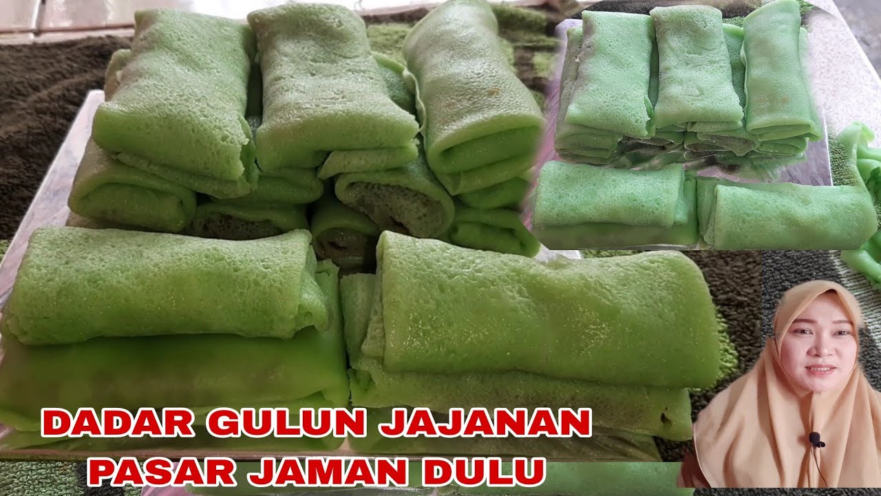 CARA MEMBUAT DADAR GULUNG JAJANAN PASAR JAMAN DULU COCOK BUAT TAKJIL BUKA PUASA //VLOG MASAK ...