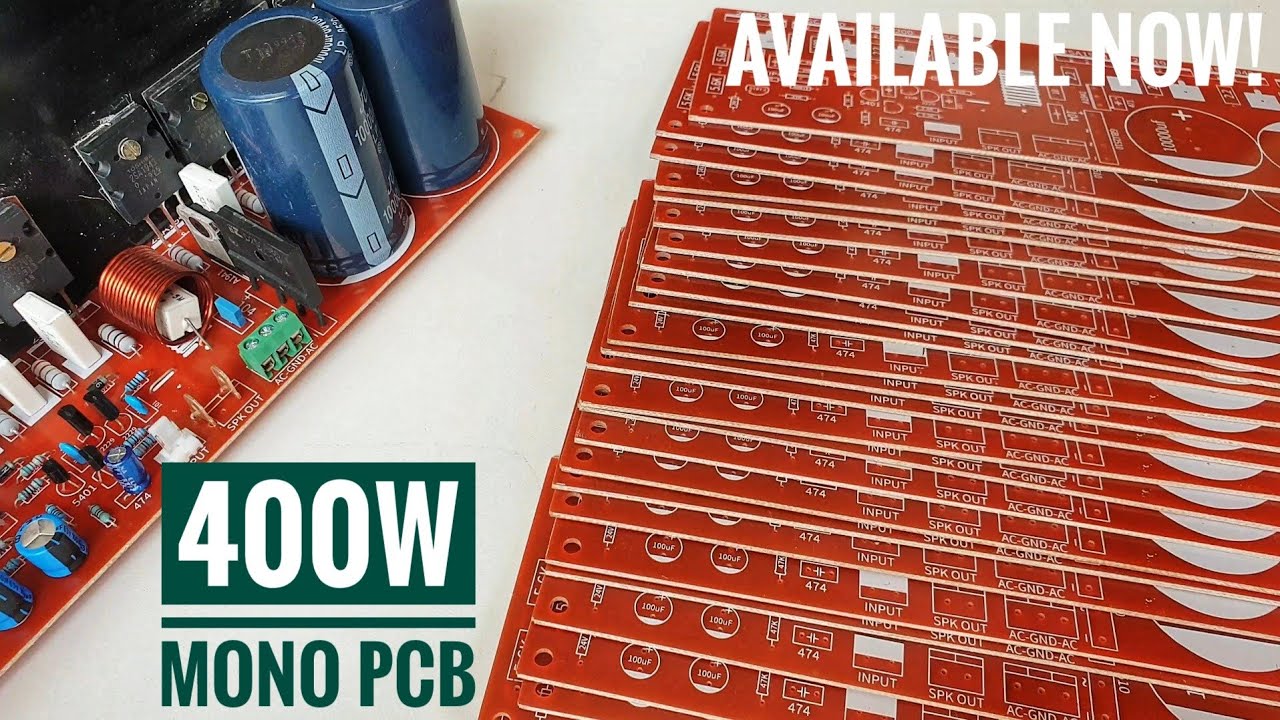 400w Mono Board PCB Available Now | Audio Troops | 400w PCB Price ...