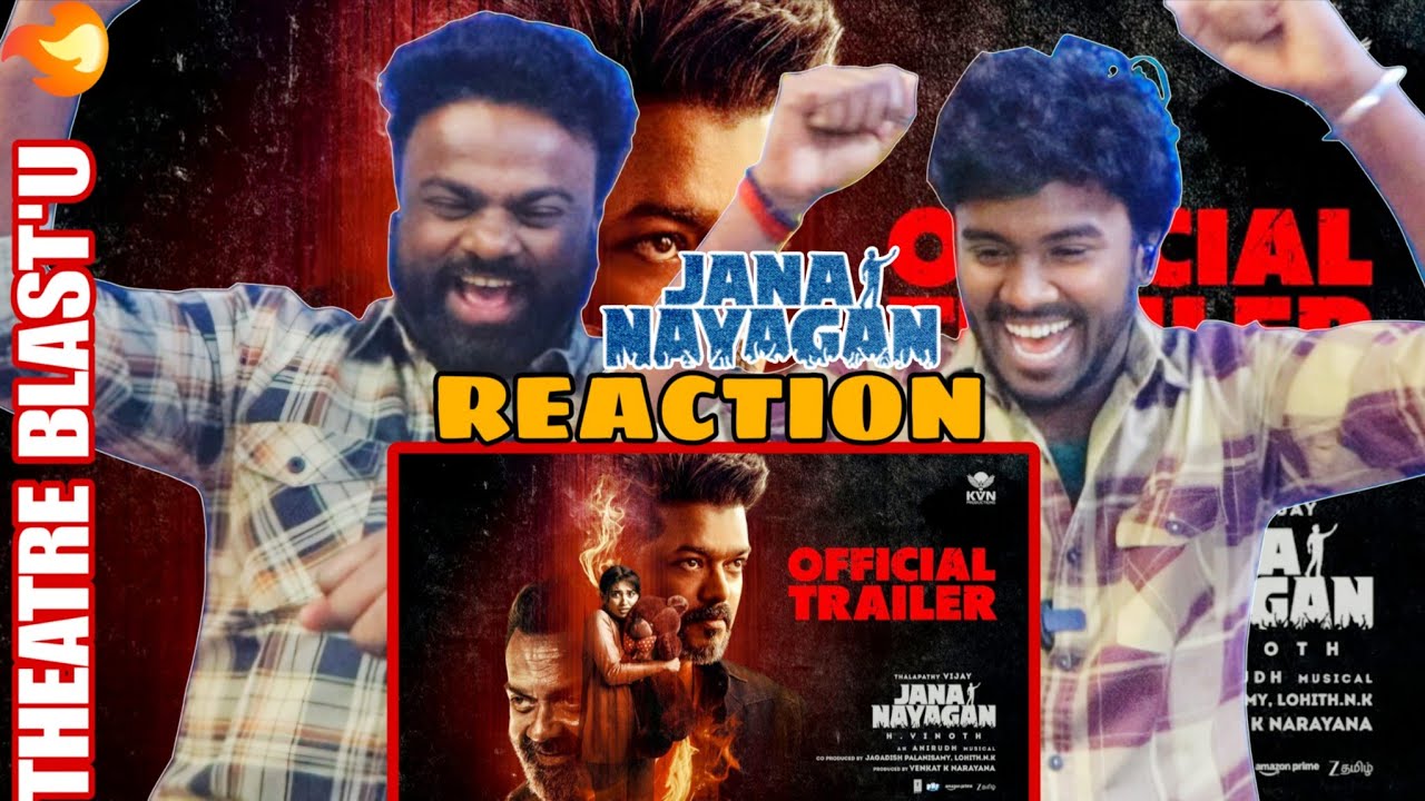 Jana Nayagan - Official Trailer REACTION | Thalapathy Vijay | H Vinoth | Anirudh | Ram's Vision ...