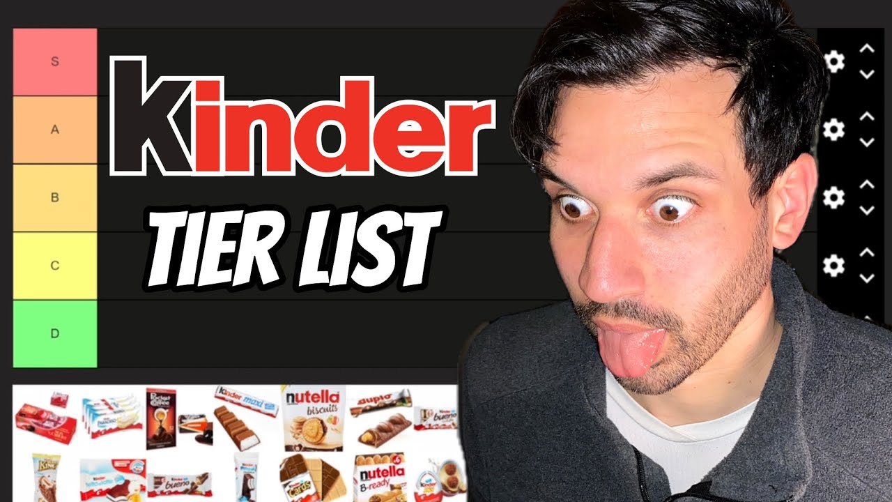 Kinder® hivatalos Magyar Tier List - YouTube