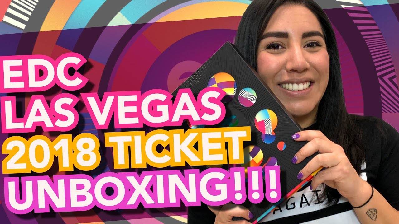 EDC LAS VEGAS 2018 Ticket Unboxing - YouTube
