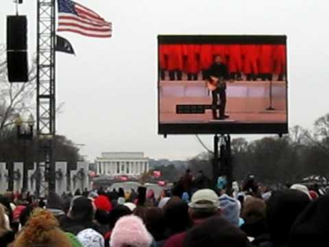 Springsteen Plays The Obama Inauguration Concert - YouTube
