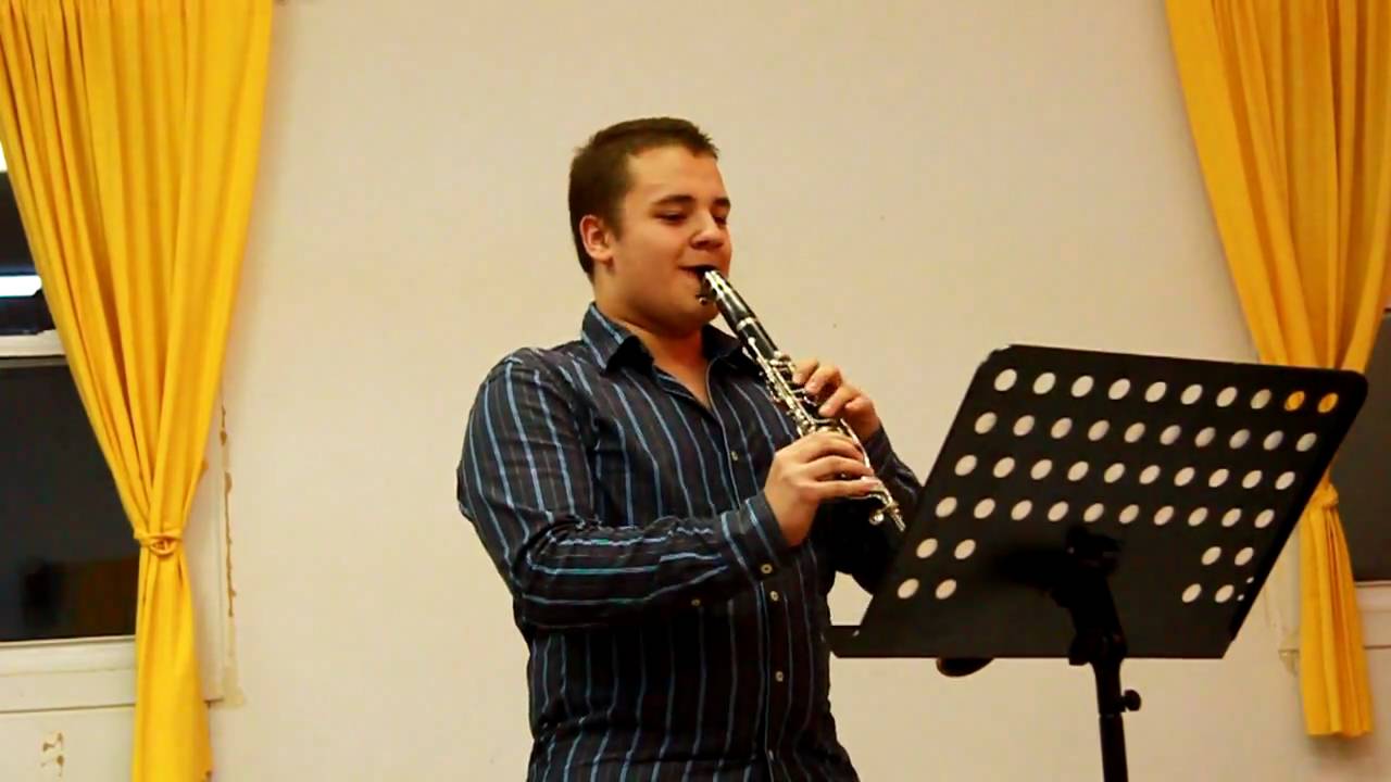 Abraham rocking his clarinet russian style (Two guitars) - YouTube