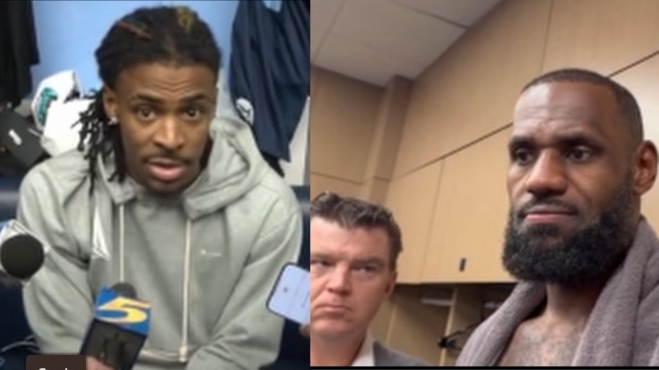 Ja Morant & LeBron DISCUSS fighting each other & WHY THEY HATE each other's team! - YouTube
