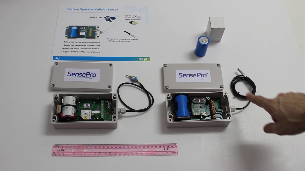 SensePro - Battery Operated Cellular Sensor Solution - YouTube