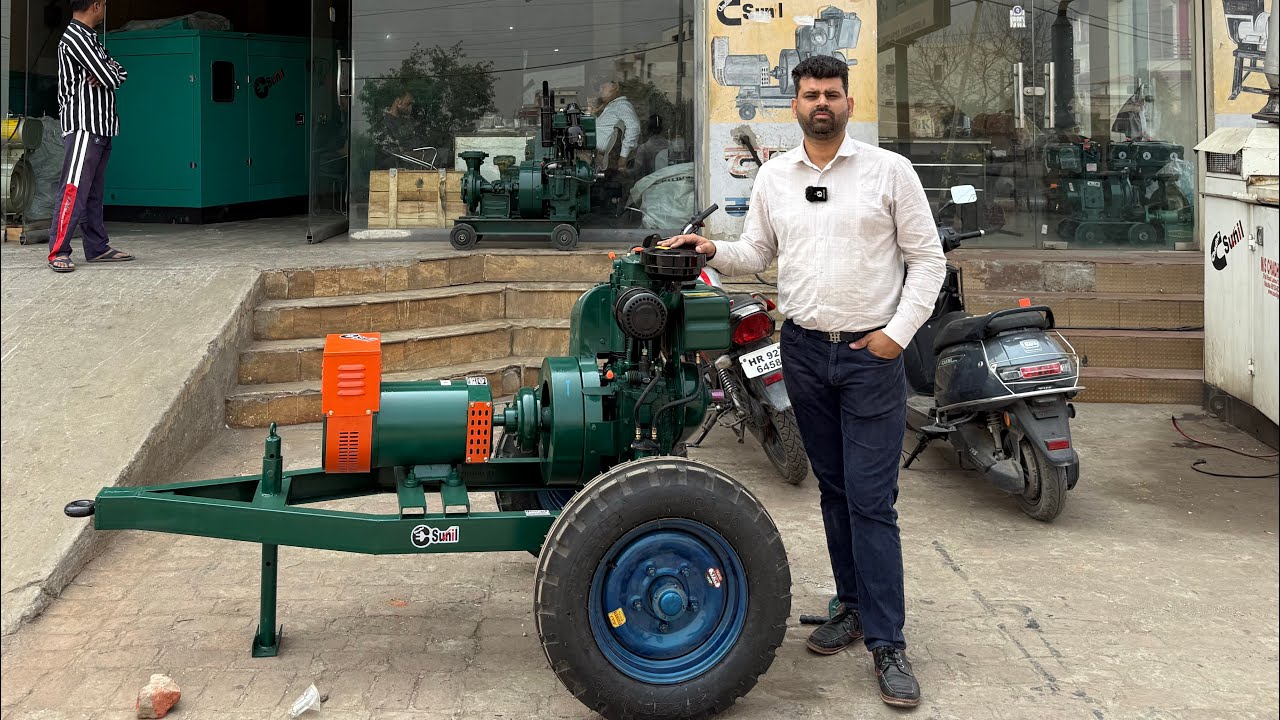 10kva Generator | 14hp Fieldmarshal Diesel Engine Big Tyre Trolly ...