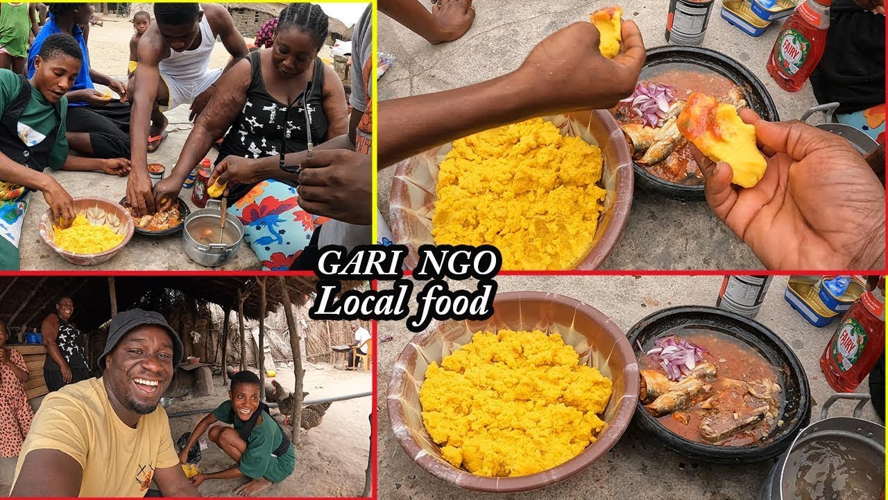 How To Make Gari Ngo, A Popular Dish Among Fishermen In Ghana - YouTube