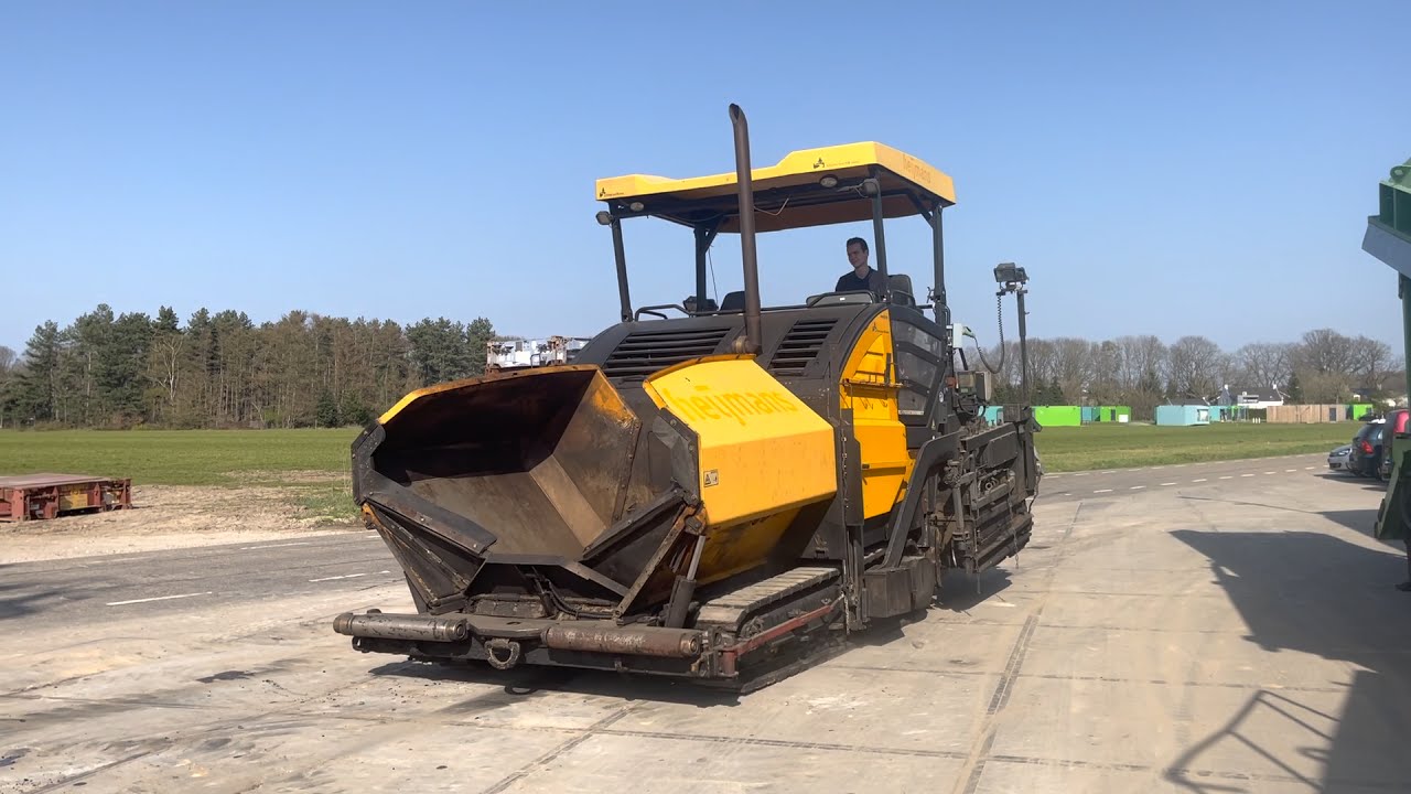 Dynapac SD2500CS Asphalt Paver - Year: 2011 (Refnr. BM3826) - YouTube