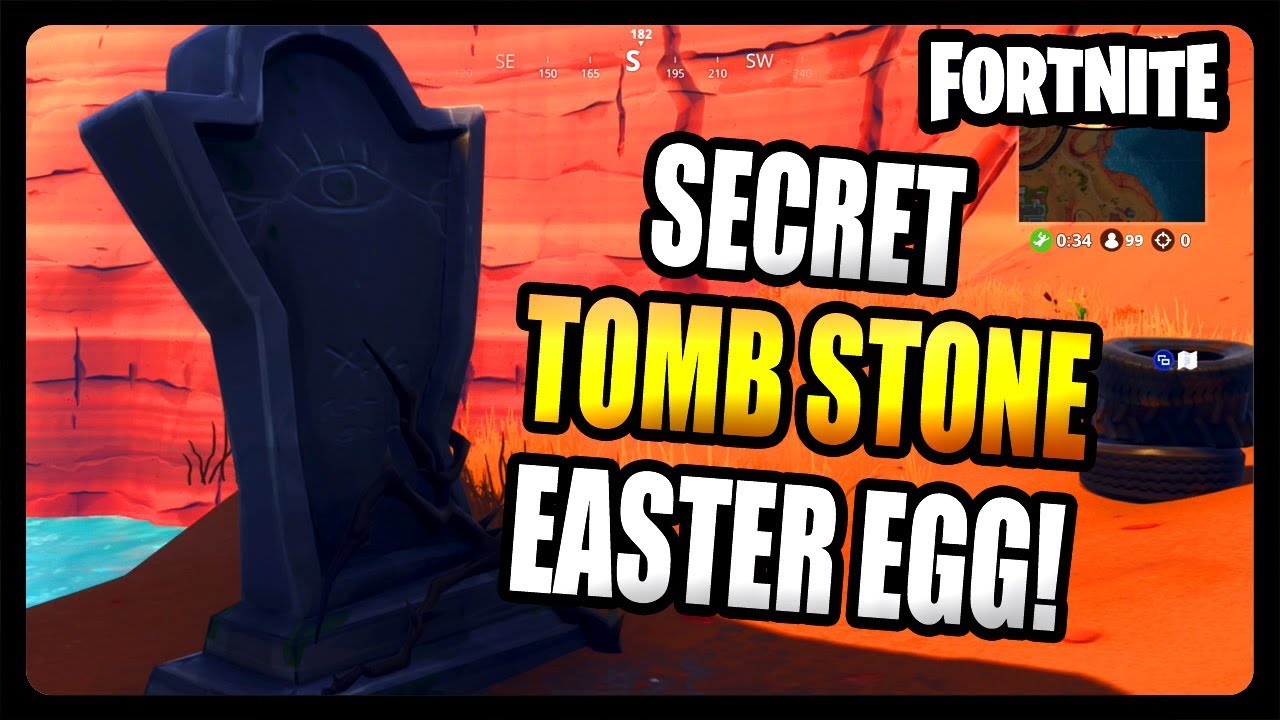 SECRET FORTNITE TOMBSTONE EASTER EGG! FUNNY COMMUNITY MOMENT PUT IN ...