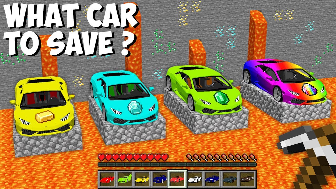 Gold Cars In Minecraft