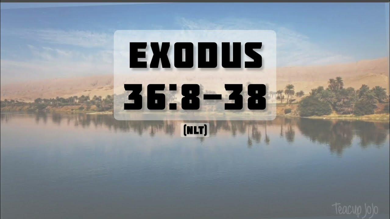 Exodus 36:8-38 — Building the Tabernacle — NLT Audiovisual - YouTube