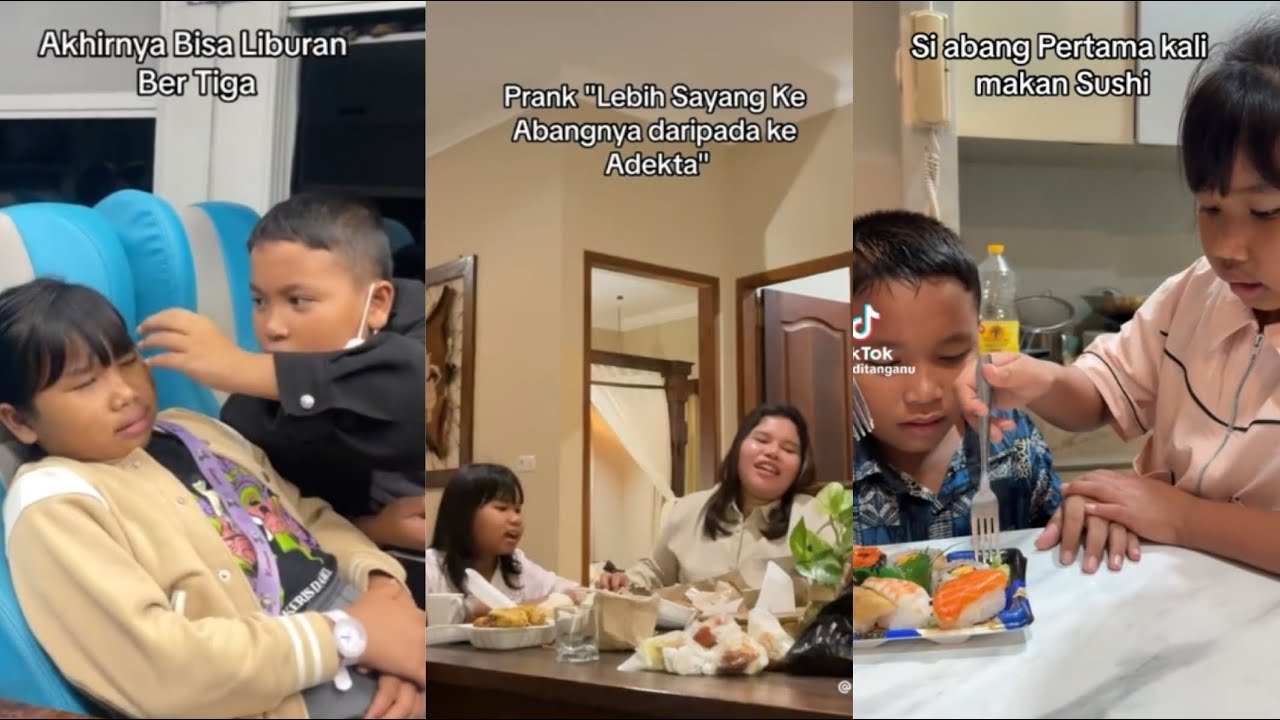 Kumpulan Video Lucu Dita Kerang & Adekta | Adekta Diprank Sampai Nangis ...