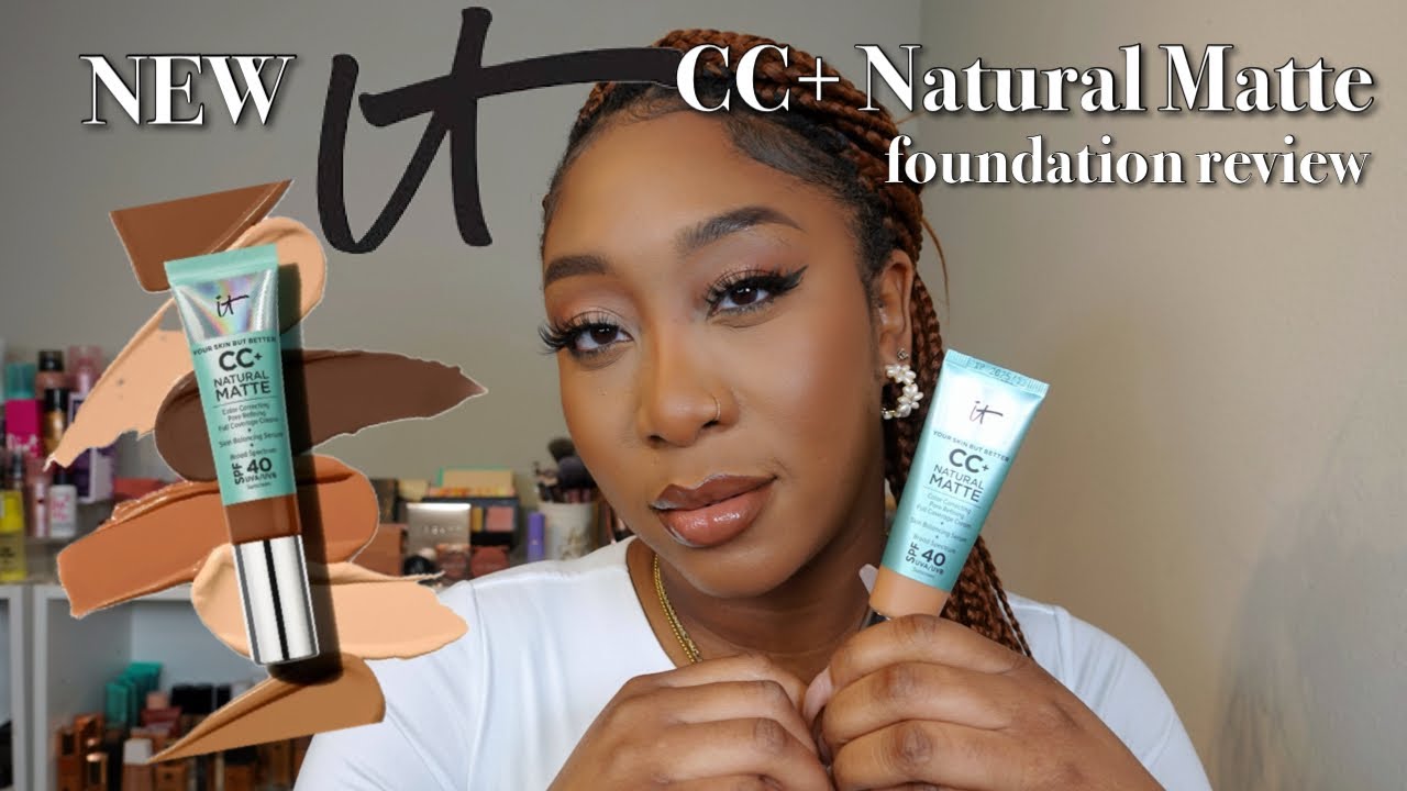 NEW IT COSMETICS CC NATURAL MATTE FOUNDATION Review
