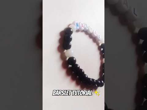 barslet tutorial💫 #trendingshorts  #barslet #artandcraft#namebracelet