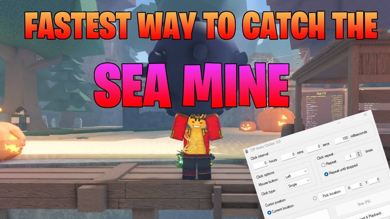 FASTEST WAY TO CATCH THE SEA MINE - FISCH - YouTube