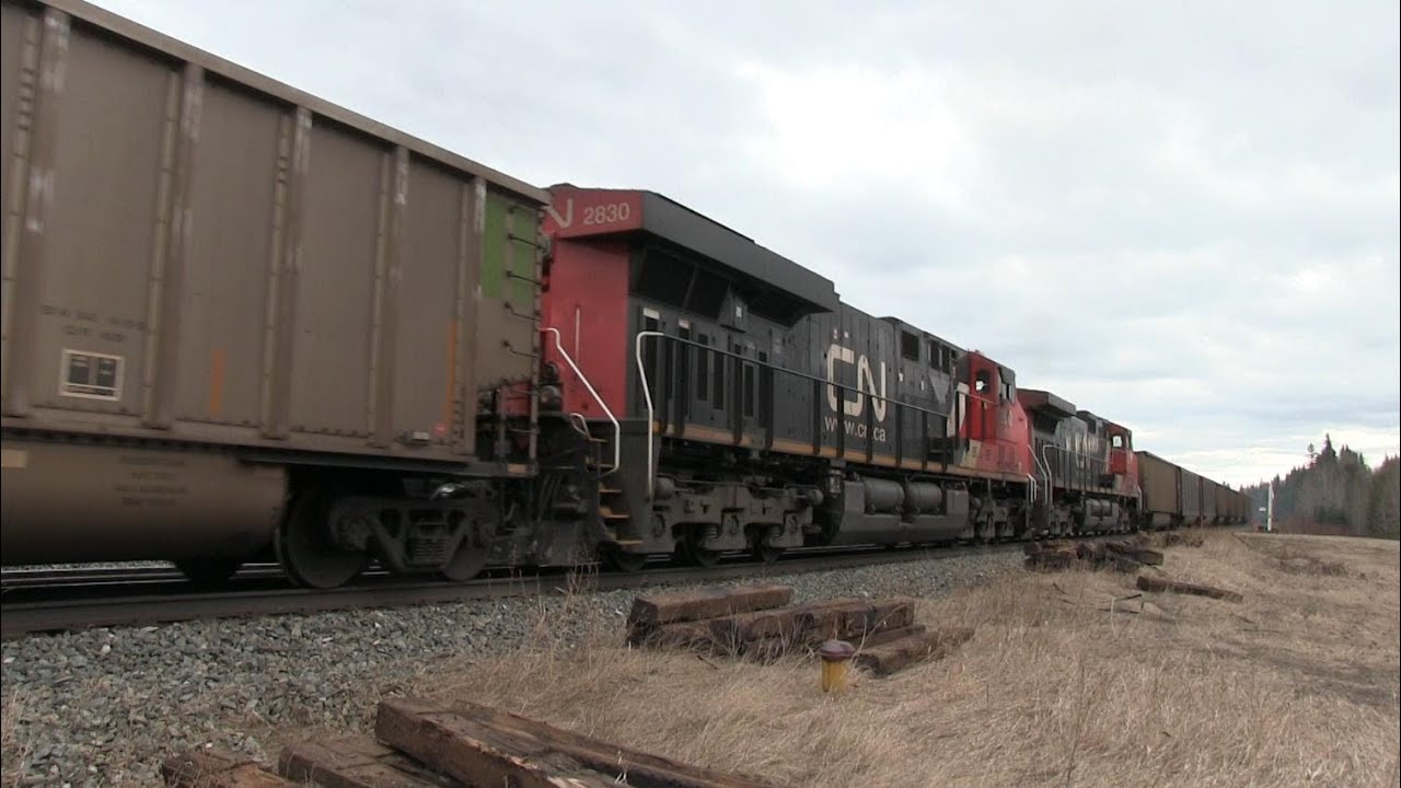 CN Train Spotting HD: 228 Cars!!!!! | CN 2252 2637 & DPU 2830 & IC 2723 ...