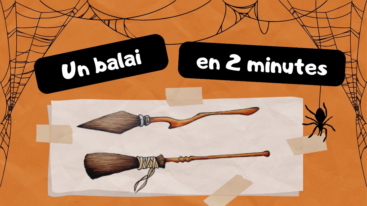 Comment dessiner un balais facilement - YouTube