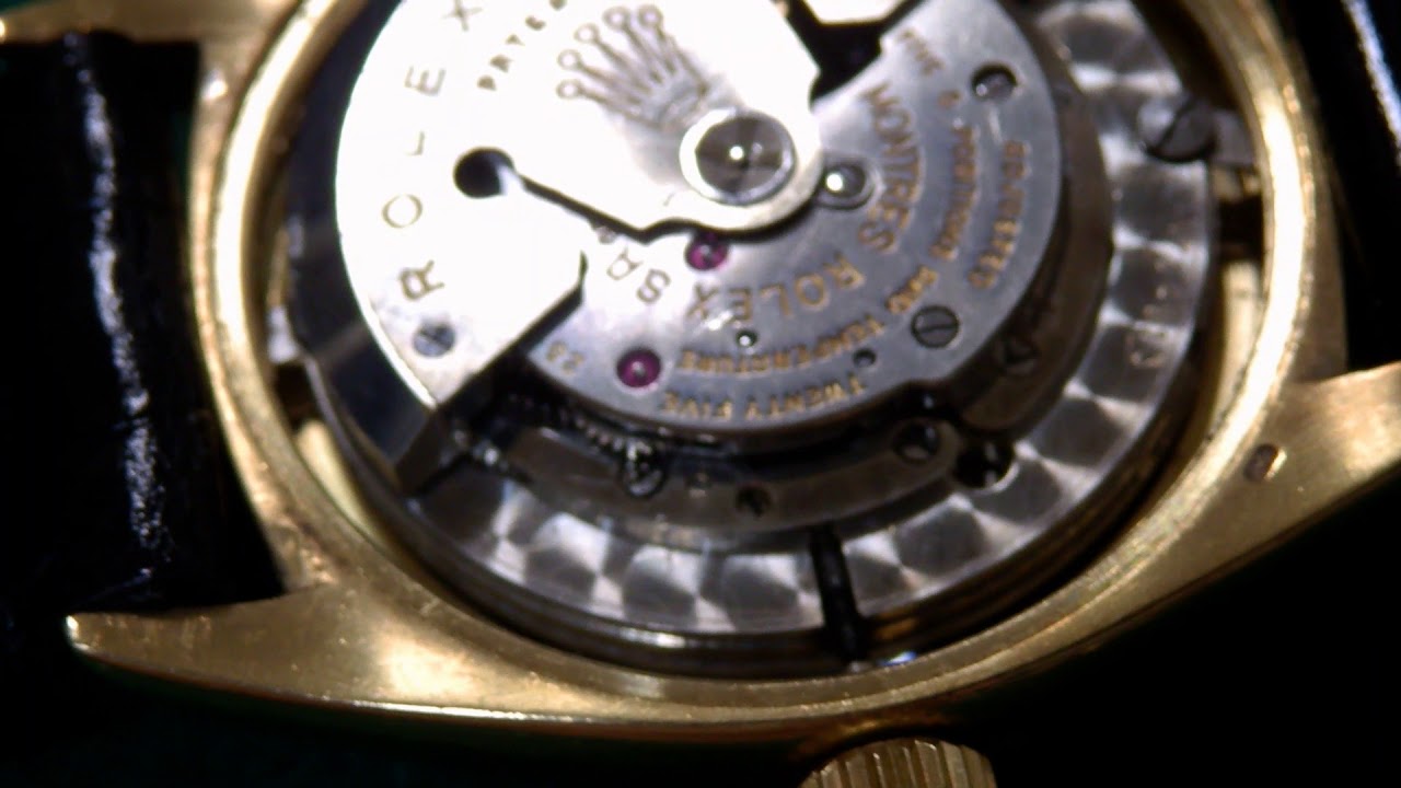 ROLEX REF6605 CAL1065 - YouTube