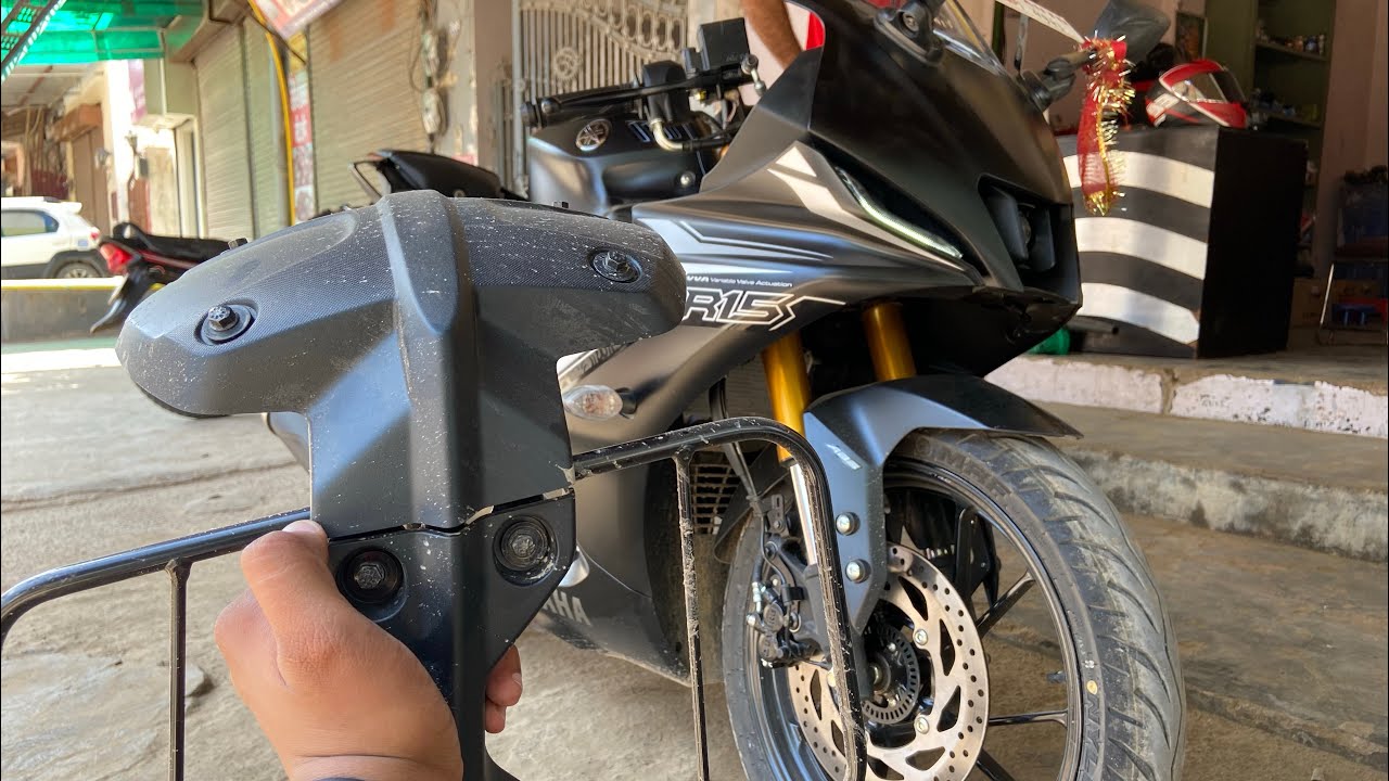 Yamaha R15v4 First Modification 😍 | Now Looks Like Superbike 🔥 ! R15m ...